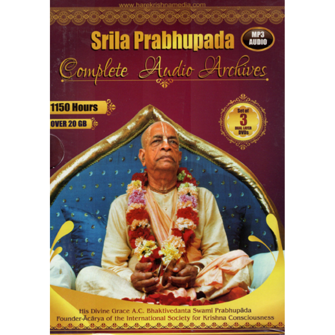 srila-prabhupada-bhaktivedanta-swami-complete-audio-archives-mp3-dvd-9-set